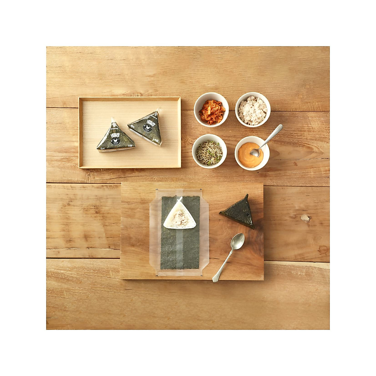 ROM AMERICA Onigiri Nori Sushi Triangle Rice Ball Dried Seaweed Laver Wrappers Refill - 40 Sheets (Pack of 1)