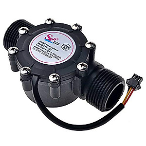 ALLPARTZ 2-100L/min 1 inch Water Flow Sensor Flowmeter Hall Flow Sensor Water Flowmeter Counter