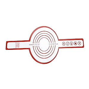 Aesackir Silicone Baking Mat for Dutch Oven Bread Baking,Reusable Mat,Long Handles Sling Transferable Dough,Environmentally Friendly Alternative to Parchment,Baking Tools, 52.5*21.5cm (B-B064)