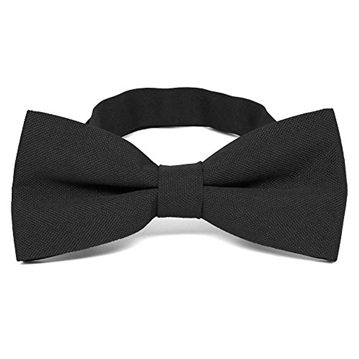 tiemart Matte Finish Bow Tie (Black)