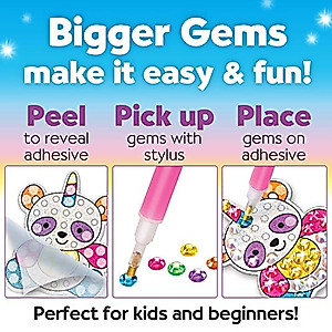 Creativity for Kids Big Gem Diamond Painting Kits: Magical Stickers and Suncatcher DIY Kit - Diamond Art for Kids, Unicorn Gifts for Girls Ages 6-8+