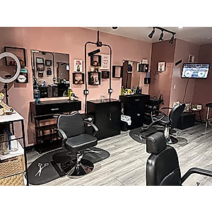 CJF Metal Storage Cabinet with 2 Doors and 2 Locking Drawers, Storage Cabinets for Office/Home/Garage 36.2" H x 31.5" W x 15.7" D (Black)