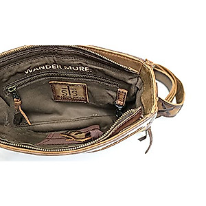 STS Ranchwear Women's Cowhide Mae Durable Leather Casual Crossbody Bag with Adjustable & Removable Strap