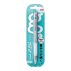 uni Alpha-Gel Mechanical Pencil 0.5mm, White (M5807GG1P.1)