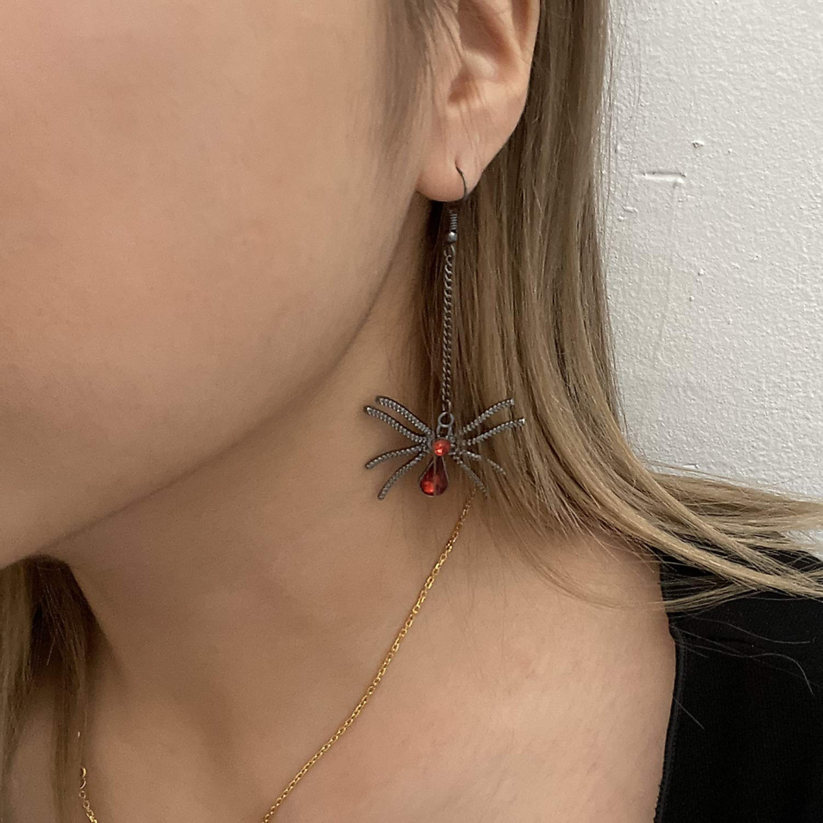 Halloween Spider Earrings Cosplay Gothic Jewelry gifts for Women Girls…