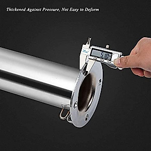 2 Pack Car Parking Space Lock Bollard Removable Driveways Security Posts Stainless Steel Parking Bollards for Parking Space,School Entrance