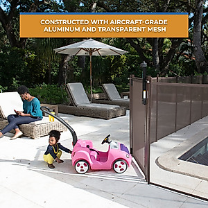 Pool Fence DIY by Life Saver Fencing Section Kit, 4 x 12-Feet, Black