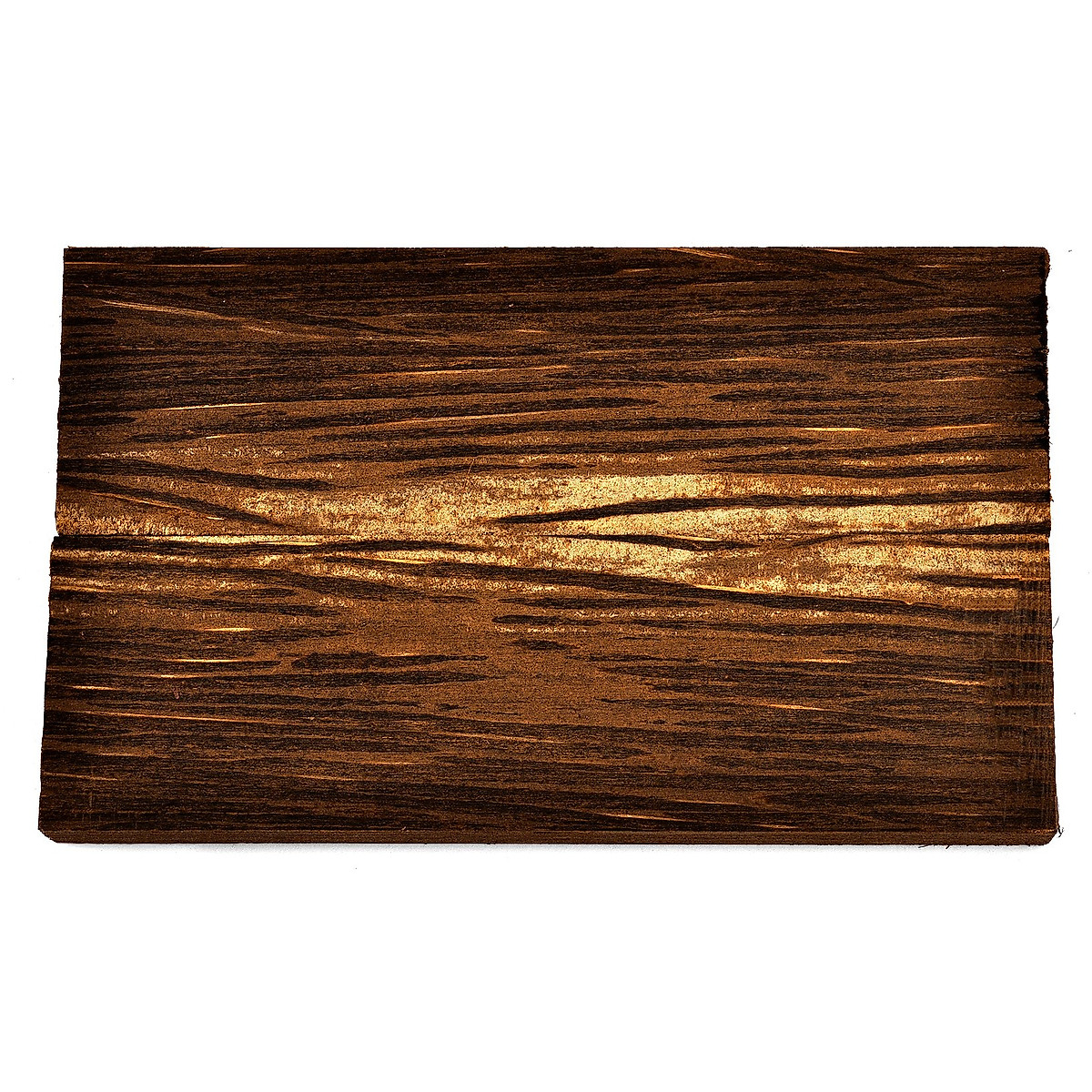 Black Palm Wood Knife Handle BLOCK (Each Piece is Unique) 5" x 1-1/2" x 1"