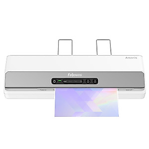 Fellowes Amaris™ 125 laminator Machine, School or Office use, 12.5 max Width, with 10 Jam Free Laminating Sheets