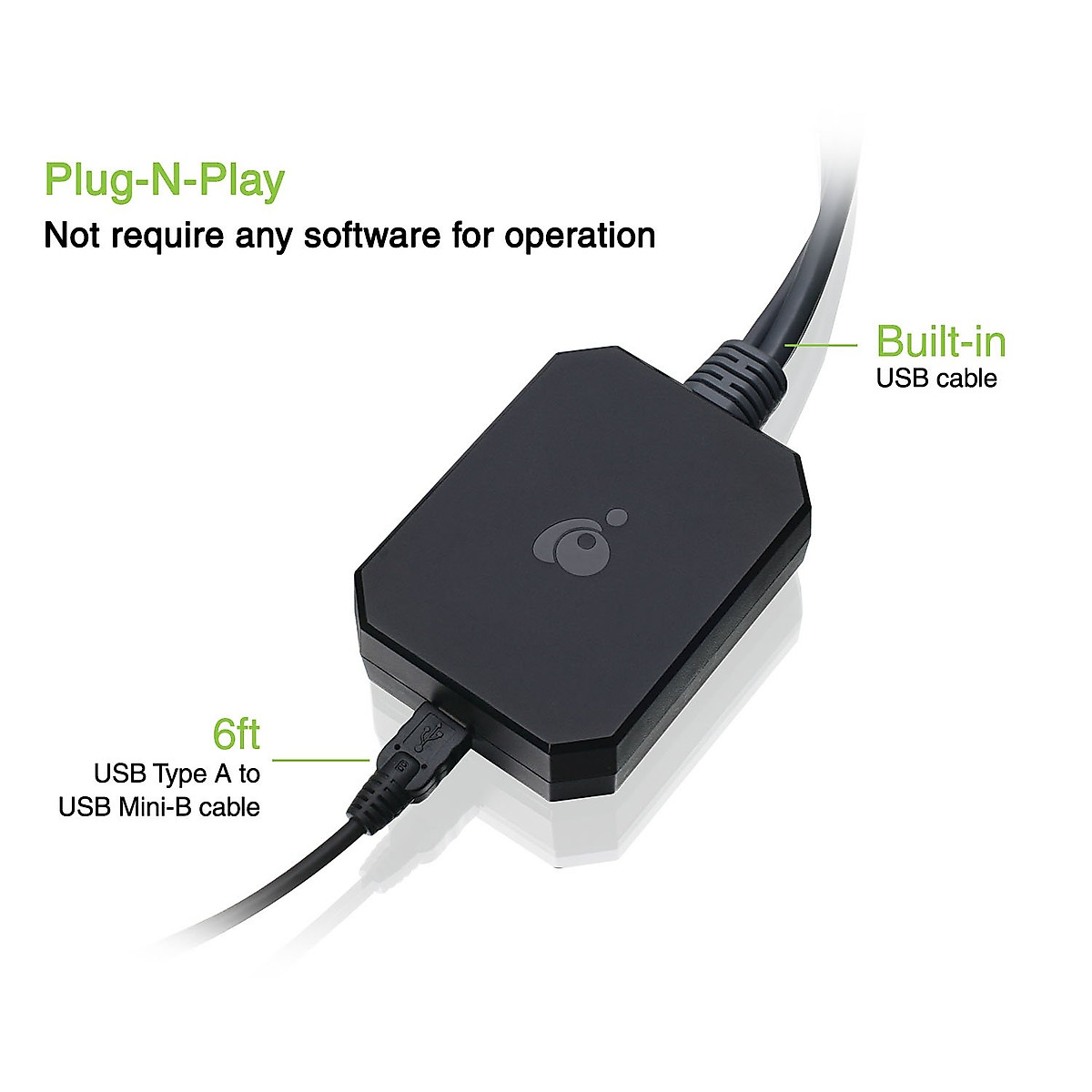 IOGEAR Portable Laptop Console Crash Cart Adapter - VGA - TAA Compliant - GUC211V