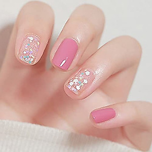 Oily Two Color Nail Polish New Quick Drying Durable Non Stripping Nail Polish 12ml Nail Diamonds Nail Stick (T, One Size)