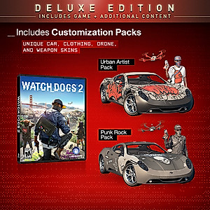 Watch Dogs 2: Deluxe Edition (Includes Extra Content) - Xbox One