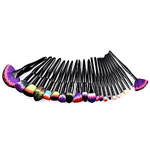 4 in One Makeup Brush Eyeliner Set Brushes 22Pcs Lip Pro Foundation Powder Brush Eyeshadow Makeup Tool Brush Makeup Stack