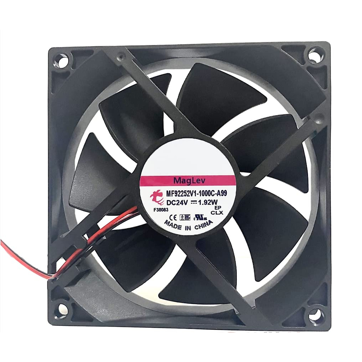 for MF92252V1-1000C-A99 24V 1.92W 92X92X25MM 2-Wire Cooling Fan
