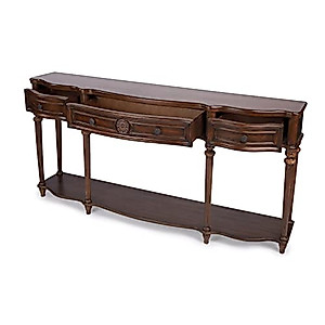 BUTLER PEYTON VINTAGE OAK CONSOLE TABLE