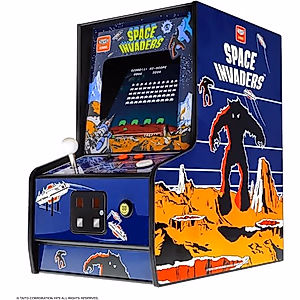 My Arcade Space Invaders Micro Player: Mini Arcade Machine Video Game, Fully Playable, 6.75" Collectible Premium Edition