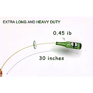 FLYPARTY Bamboo Marshmallow Roasting Sticks with 30 Inch 5mm Thick Extra Long Heavy Duty Wooden Skewers,Roaster Barbecue S'Mores Skewers Hot Dog Forks for Camping,Party,Kebab Sausage(60 Pcs)