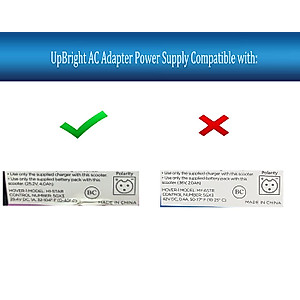 UpBright 29.4V AC/DC Adapter Compatible with X Hover-1 HY-ASTR Allstar H1STAR DSA-STAR BLU DSASTAR PNK 25.2V 4.0Ah Lithium-ion Battery Hover board Electric Scooter HYASTR XHover-1 Power Supply Charger