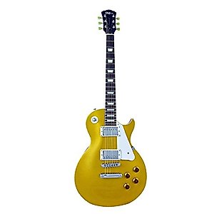 CNZ Audio LP Special Electric Guitar (Gold)