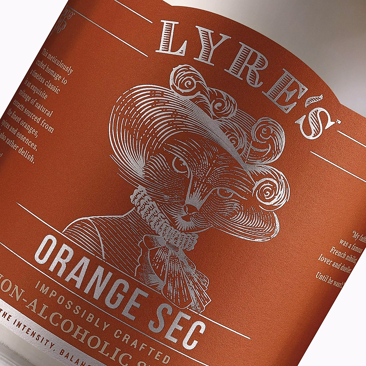 Lyre's Orange Sec Premium Non Alcoholic Spirits, Mocktails & Nonalcoholic Drinks, Triple Sec Style, 23.7 Fl Oz