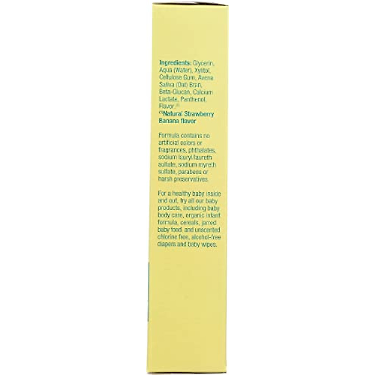 Earth's Best Toddler Toothpaste, Strawberry Banana, 1.6 Oz