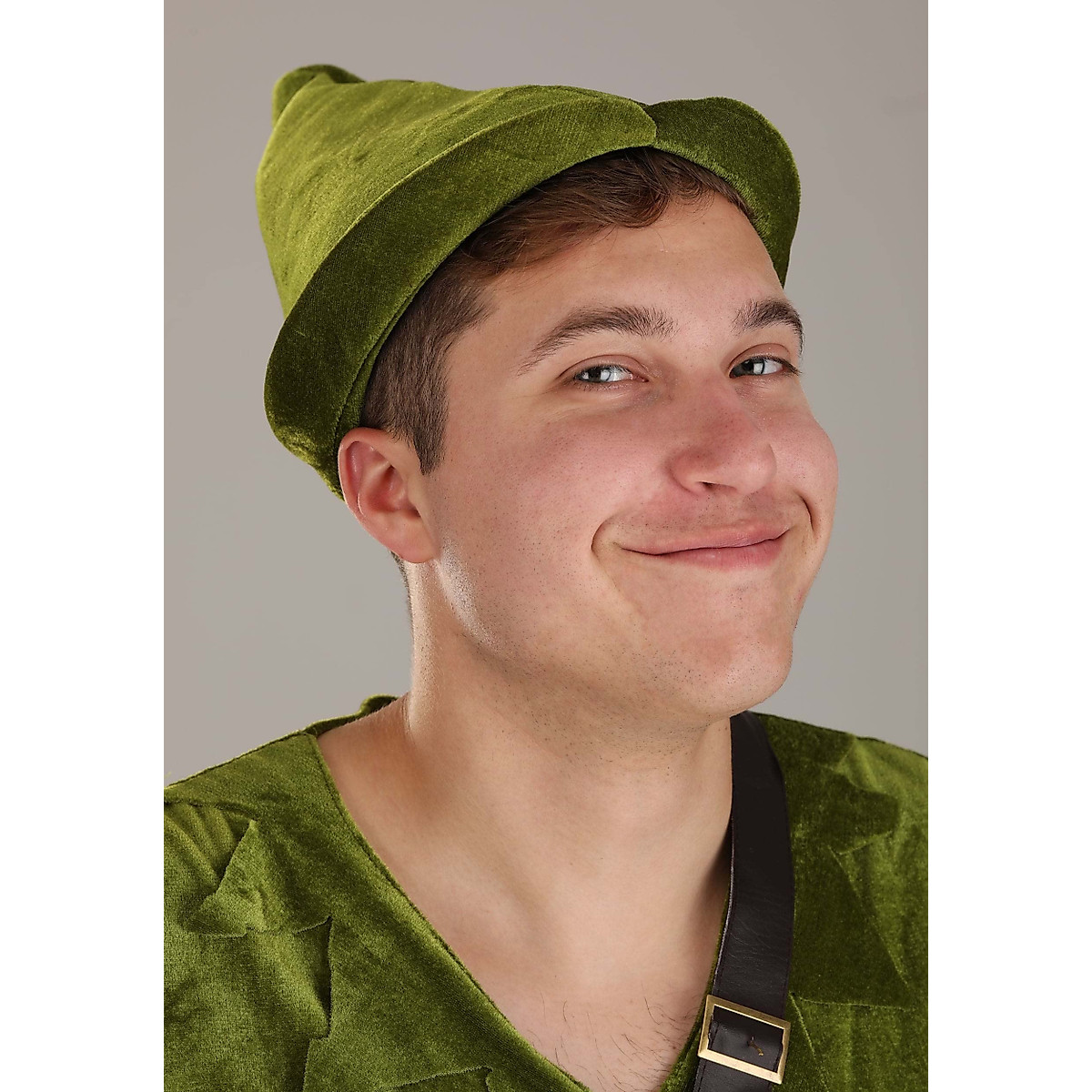 Adult Classic Peter Pan Costume Mens, Fantasy Neverland Lost Boy Green Halloween Outfit S