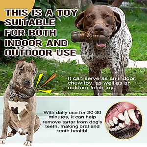PunkyKom Dog Toys,Chew Toys for Aggressive Chewer,Large Dog Toys,Bone Chew Toys,Big Dog Toys for Cleaning Teeth,Consumable Coffee Wood,Relieving Boredom,Interacting,Strong,Large.Indoor,Outdoor.