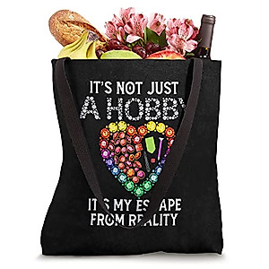 Not Just Hobby It's My Escape From Reality Diamond Painting Tote Bag