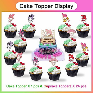 Melody Party Supplies Plates Decorations Birthday Cake Topper Banner Decor Backdrop Balloons