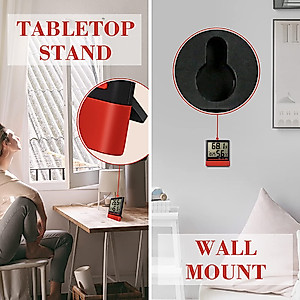 OXV Digital Hygrometer Indoor Thermometer with Large Bold Characters LCD Display, Enhanced Energy Saved Technology, High Accuracy Room Temperature and Humidity Gauge/Relative Humidity(RH) Meter