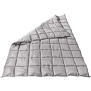 HomGarden Weighted Blanket for Adult (15lbs, 48" x 72"), Washable Heavy Blankets Cotton