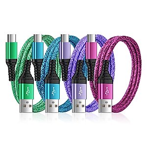 [4Pack/6ft] USB C Cable iPhone 15 Car Charger Cord Type C Fast Charging Cable for iPhone 15/15 Pro/15 Pro Max/15 Plus, Samsung Galaxy S24 A15 5G A54 A14 A53 S23 S22 S21,Google Pixel 8 Pro 7a 7 6a 6 5