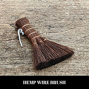 Tinyroots Tool Kit for Bonsai - 3 Piece Set Includes: Traditional Butterfly Shaped Bonsai Shears, Genuine Japanese Hemp Broom, Three Pronged Rake & Bamboo Storage Case + Bonsai Tools