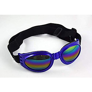 Vedem Dog Sunglasses Eye Wear Protection Pet Goggles Dog Glasses (Blue)
