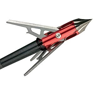 Rage 3 Blade Chisel Tip SC Mechanical Broadhead, 100 Grain, 1.6" Cut - 3 Pack