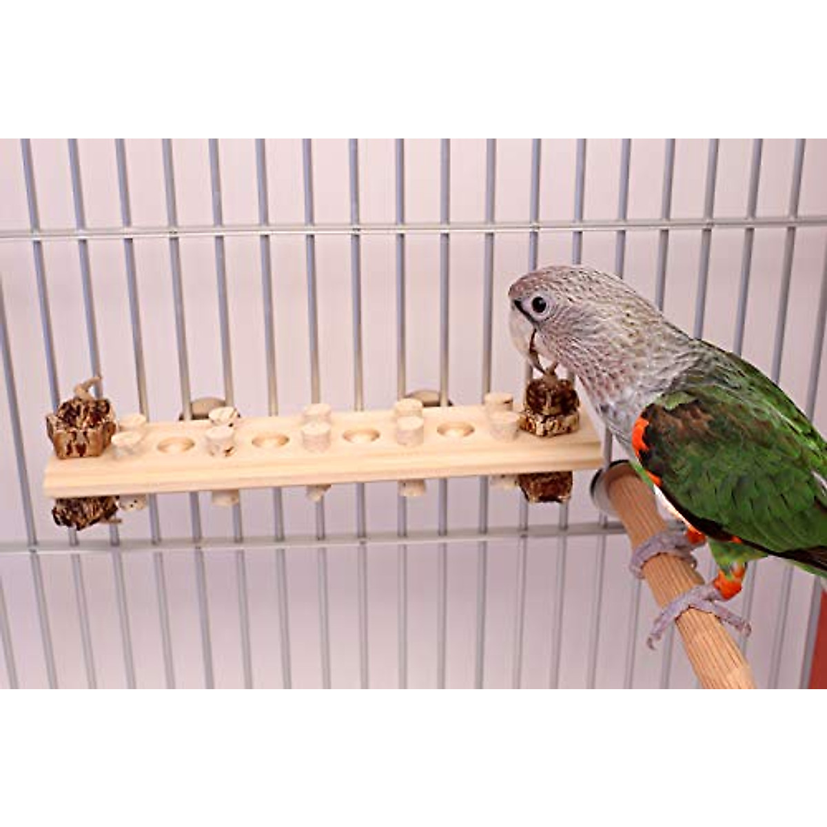 Woodberry - Medium Bolt-On Parrot Toy