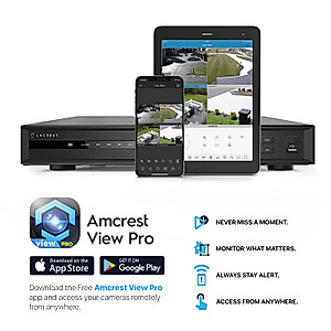 Amcrest 4K NV4232-EI 32CH AI NVR, Smart NVR, Facial Recognition, Facial Detection & Vehicle Detection - Supports 32 x 4K IP Cameras, Supports 2 x 16TB HDD (Not Included) (No PoE Ports Included)