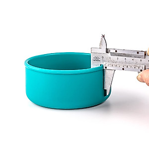 KSENDALO Silicone Bowls from 71oz to 13.5oz, Silicone Food Storage Containers Set, Thick Sturdy Eco-friendly, Silicone Bento Box for Home Kitchen Camping etc., Multi Colors