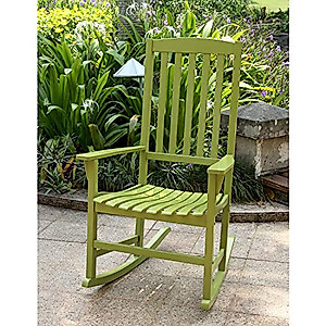 Cambridge Casual Bentley Porch Rocking Chair, Green