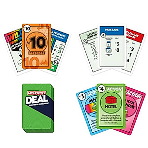 Monopoly Deal Card Game, for 8 years to 99 years