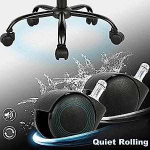 BestMassage Office Chair Desk Chair Mesh Computer Chair with Lumbar Support Armless Swivel Rolling Executive Chair for Back Pain,Pink 4 Pack