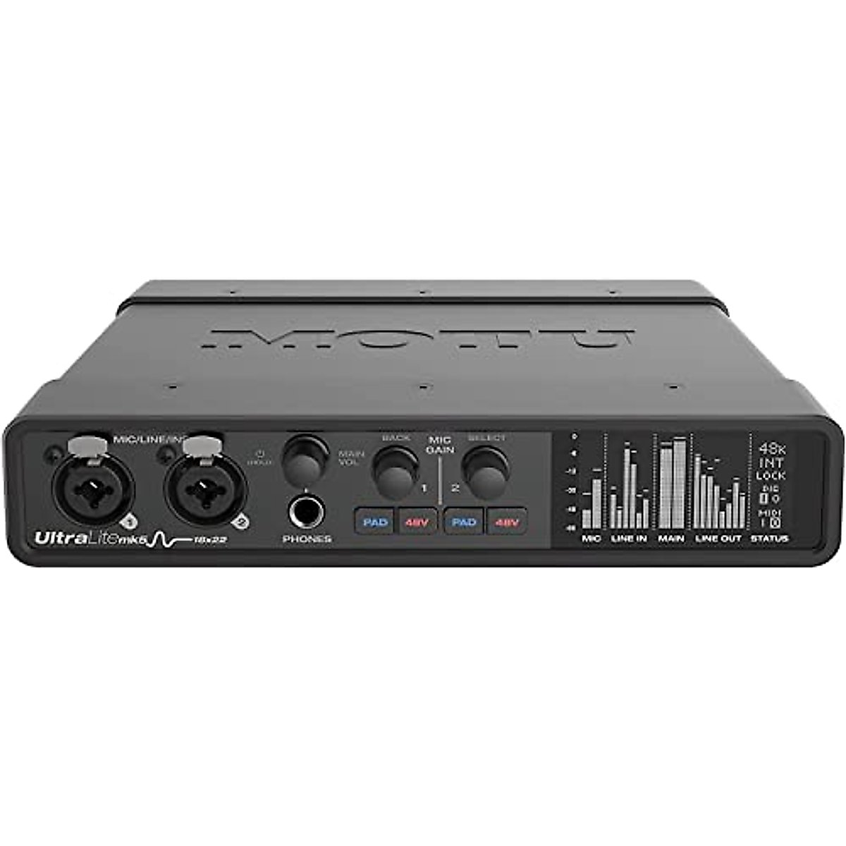 MOTU UltraLite-mk5 18x22 USB Audio Interface 3 for Mac, Windows and iOS with mixing and effects