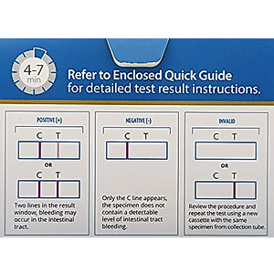 immunochemical Fecal Occult Blood (iFOB) Home Test and Stool Test for Colorectal Diseases - 2 Pack