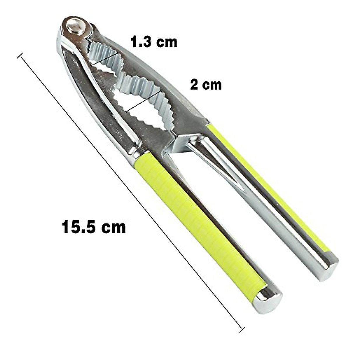 Fani Nut Crackers Walnut Cracker Heavy Duty Shell Cracker Seafood Cracker Walnut Opener Tool with Non-Slip Handle