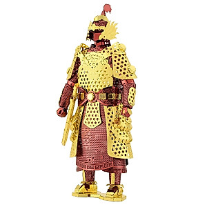 Fascinations Metal Earth Chinese Ming Armor 3D Metal Model Kit Bundle with Tweezers