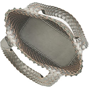 ILSE JACOBSEN HORNBAEK Women's Woven Tote Bag 08 Mini (One Size, Bleached/Silver)