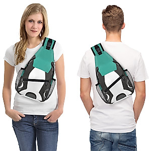 meathur Boston Terrier Dog Sling Backpack Shoulder Chest Bag Crossbody Shoulder Sling Bag Travel Hiking Daypack for Women Men