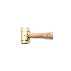 GEARWRENCH Brass Hammer with Hickory Handle, 1 lb. - 81-111G