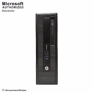 HP EliteDesk 800 G1 SFF Desktop,Intel i5,16GB RAM,256GB SSD,Win10 Pro(Renewed)