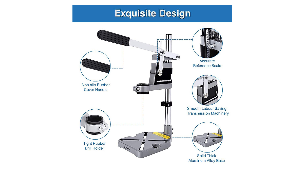 Heavy Duty Drill Press Stand | Universal Bench Clamp Tool